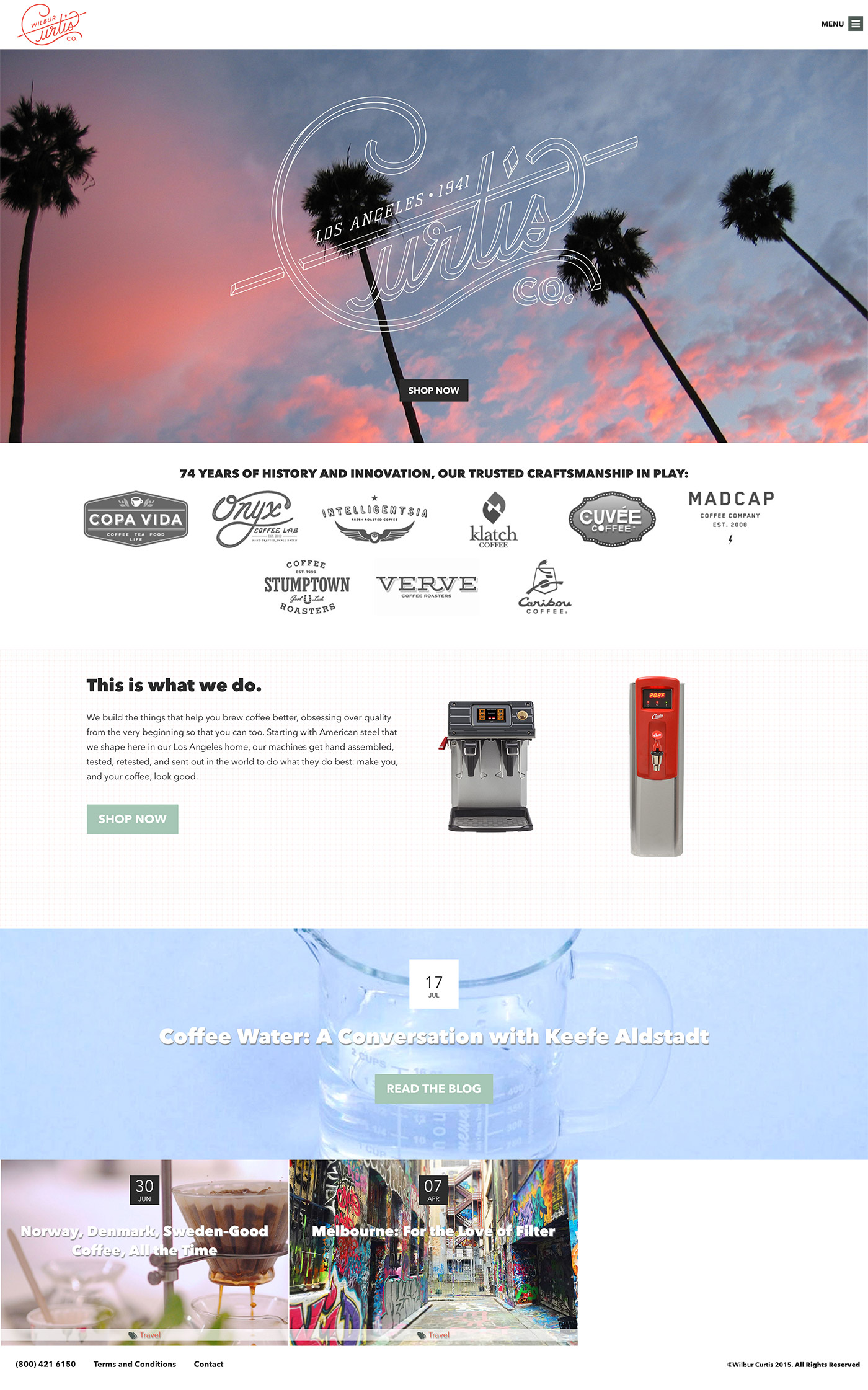 Wilbur Curtis Specialty Coffee Branding & eCommerce ⋆ SeaMonster Studios