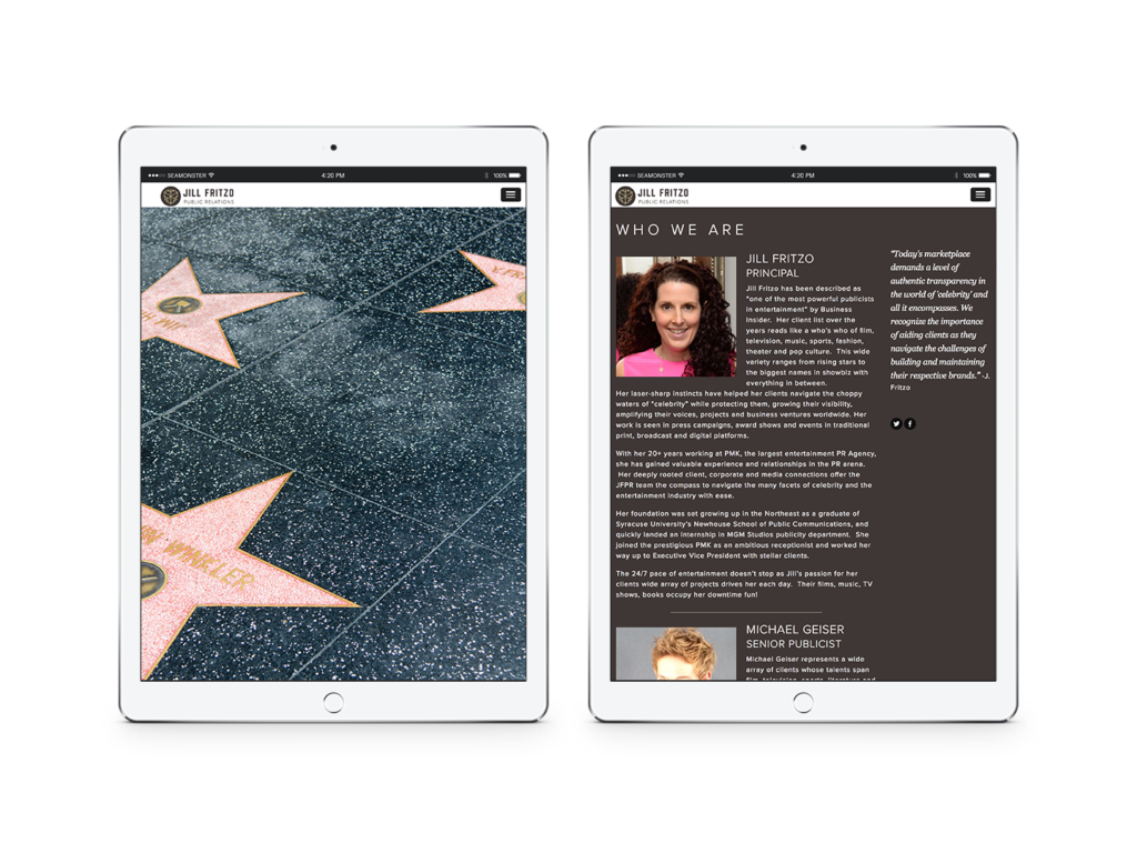 Jill Fritzo PR ⋆ SeaMonster Studios