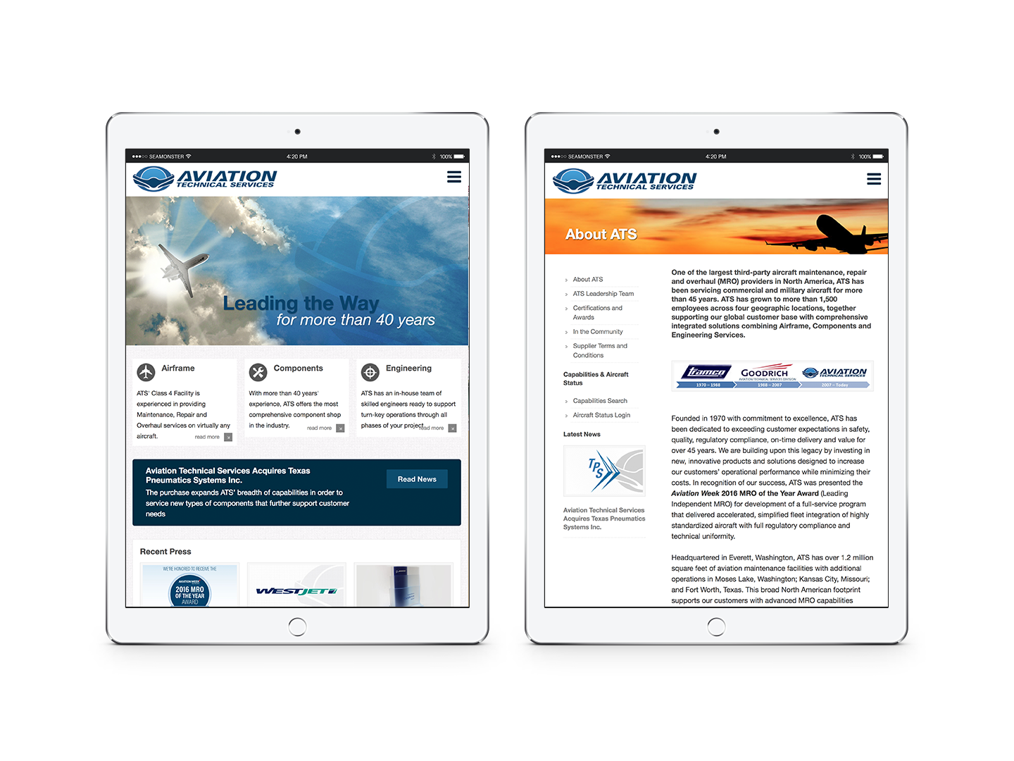 Aviation Technical Services ⋆ SeaMonster Studios