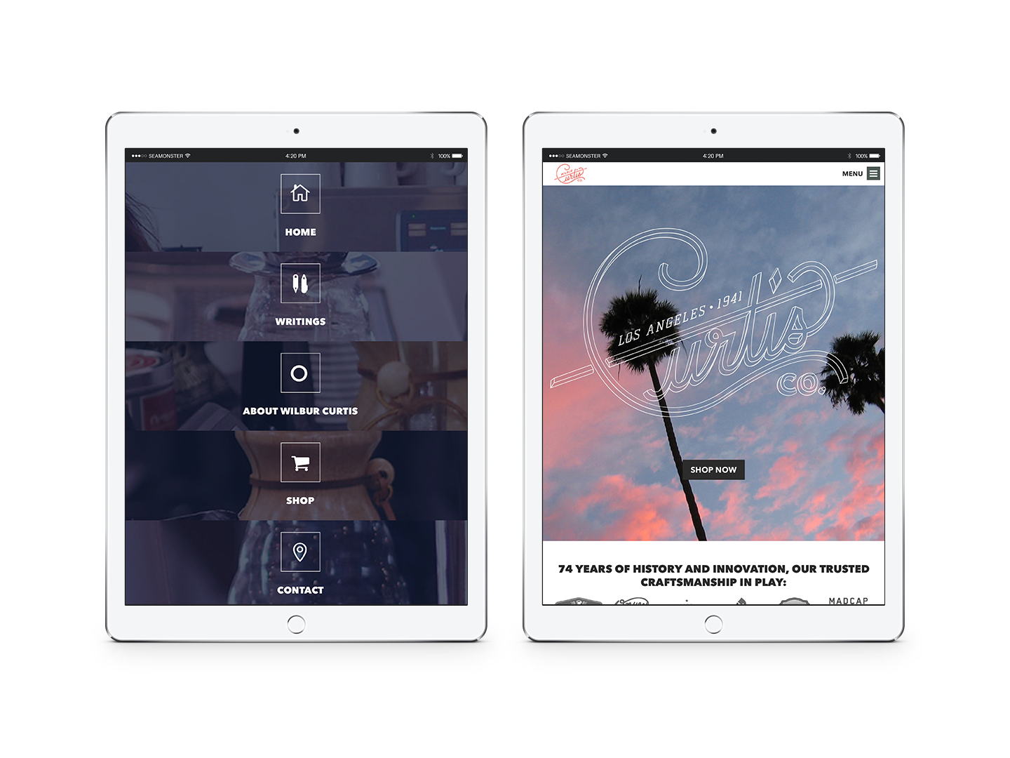Wilbur Curtis Specialty Coffee Branding & eCommerce ⋆ SeaMonster Studios